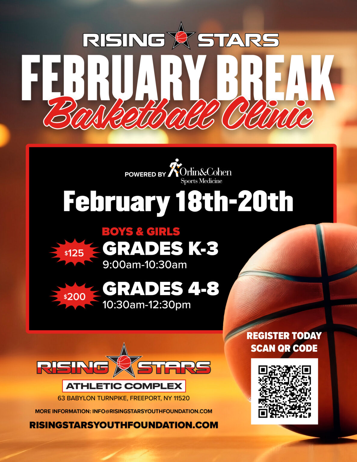 February Basketball Clinic – Rising Stars